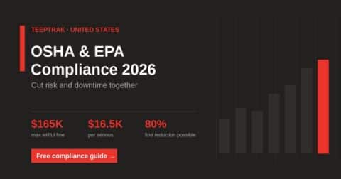 OSHA & EPA Manufacturing Compliance 2026 Guide | TeepTrak